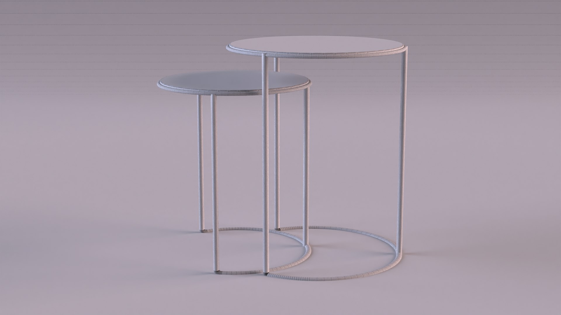 3D Two Piece Fitting Side Tables - TurboSquid 2238474