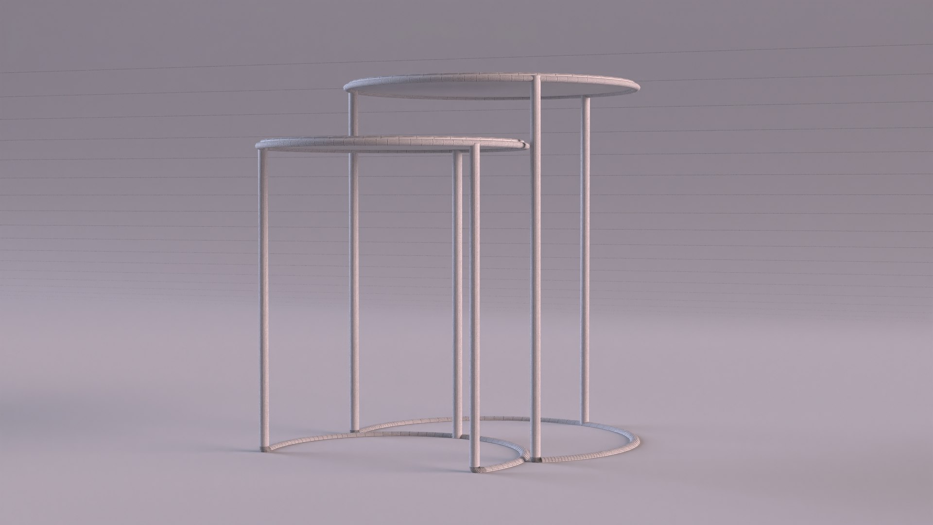 3D Two Piece Fitting Side Tables - TurboSquid 2238474