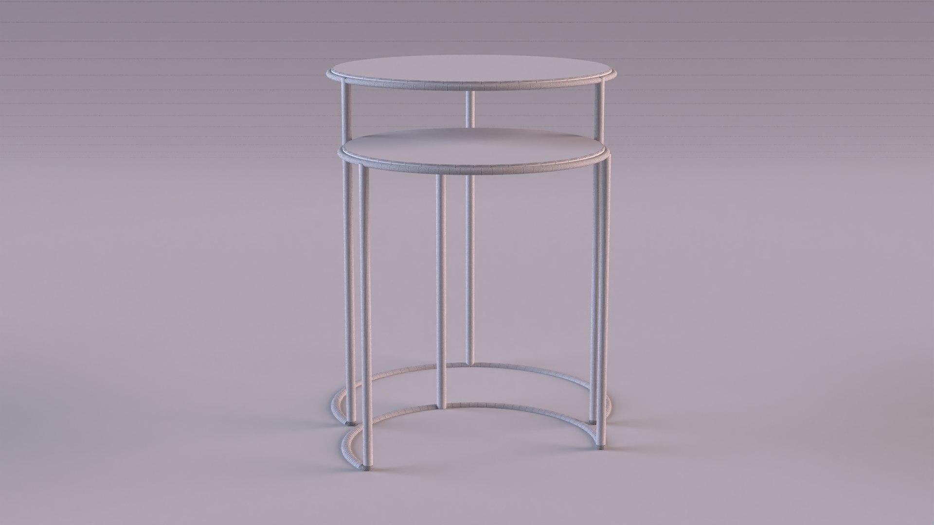 3D Two Piece Fitting Side Tables - TurboSquid 2238474