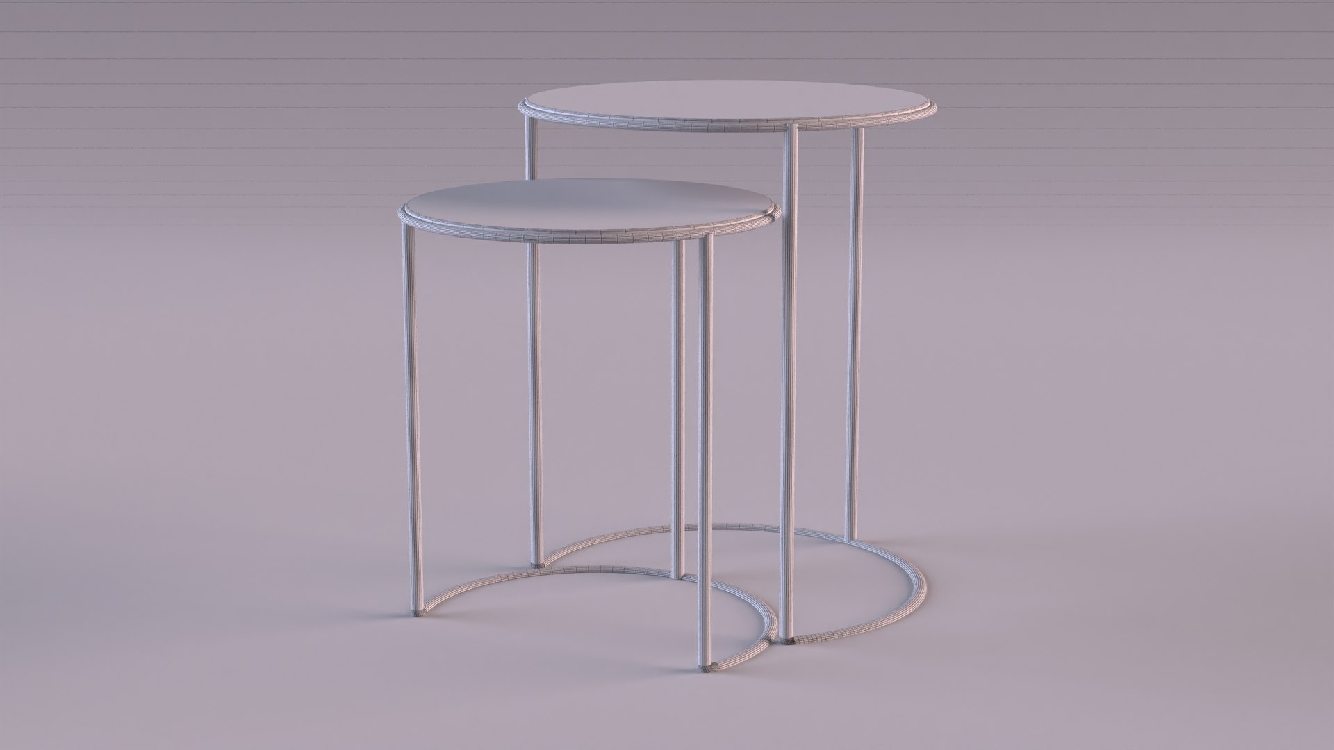 3D Two Piece Fitting Side Tables - TurboSquid 2238474
