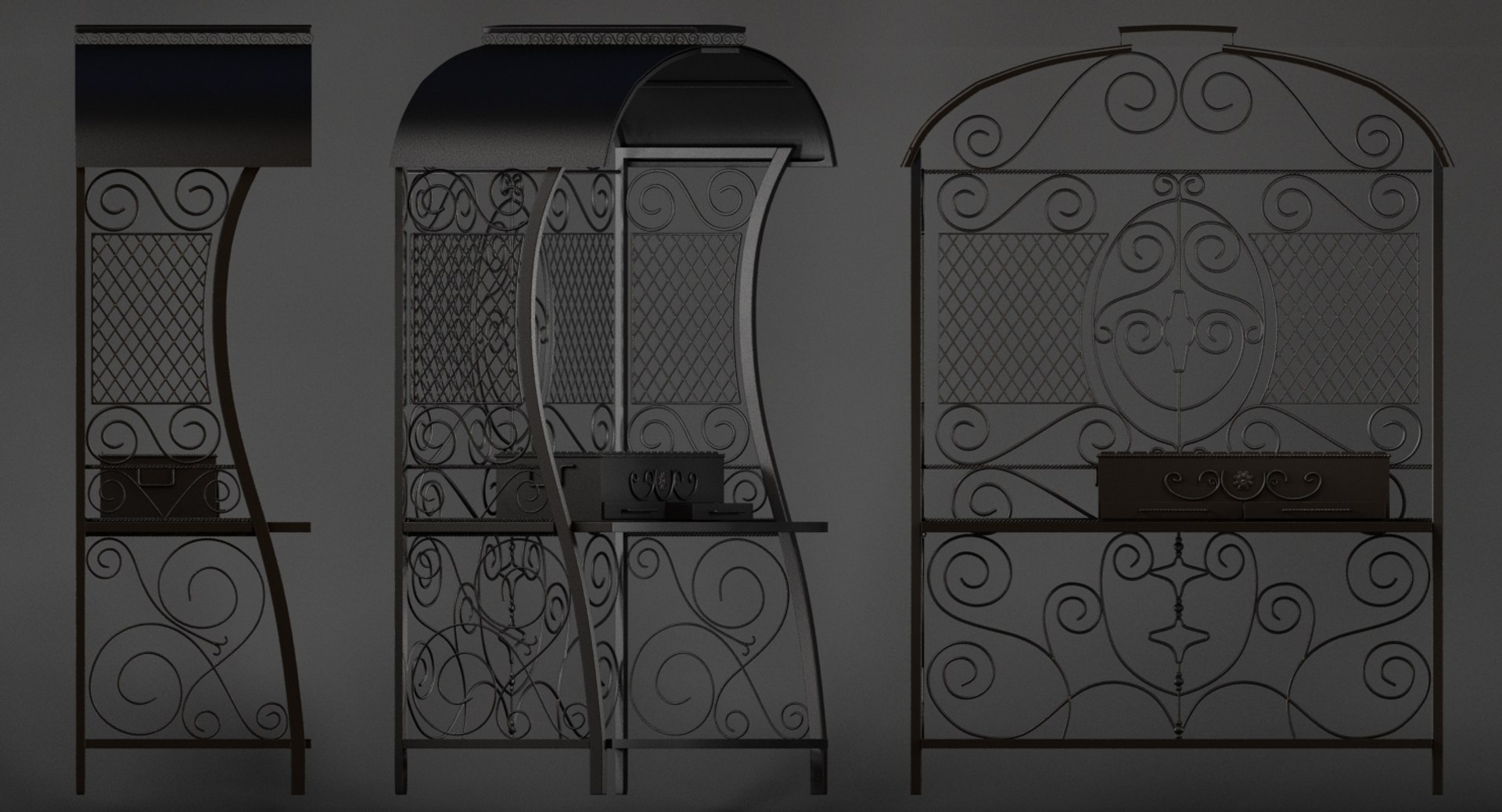 Bbq Artistic Forging 3D Model - TurboSquid 1170177