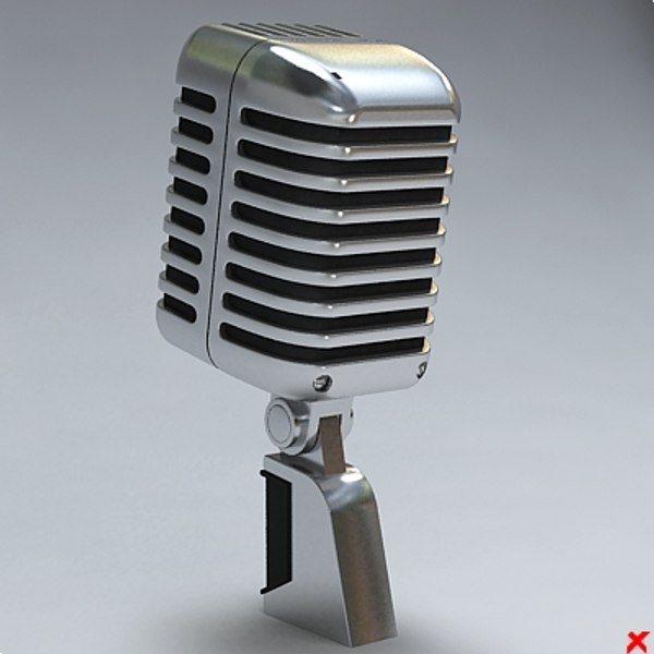 3d model microphone