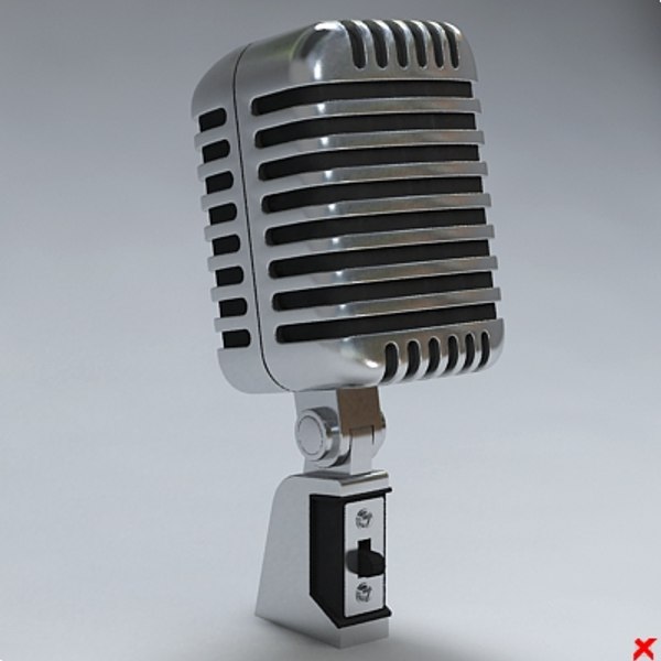3d model microphone