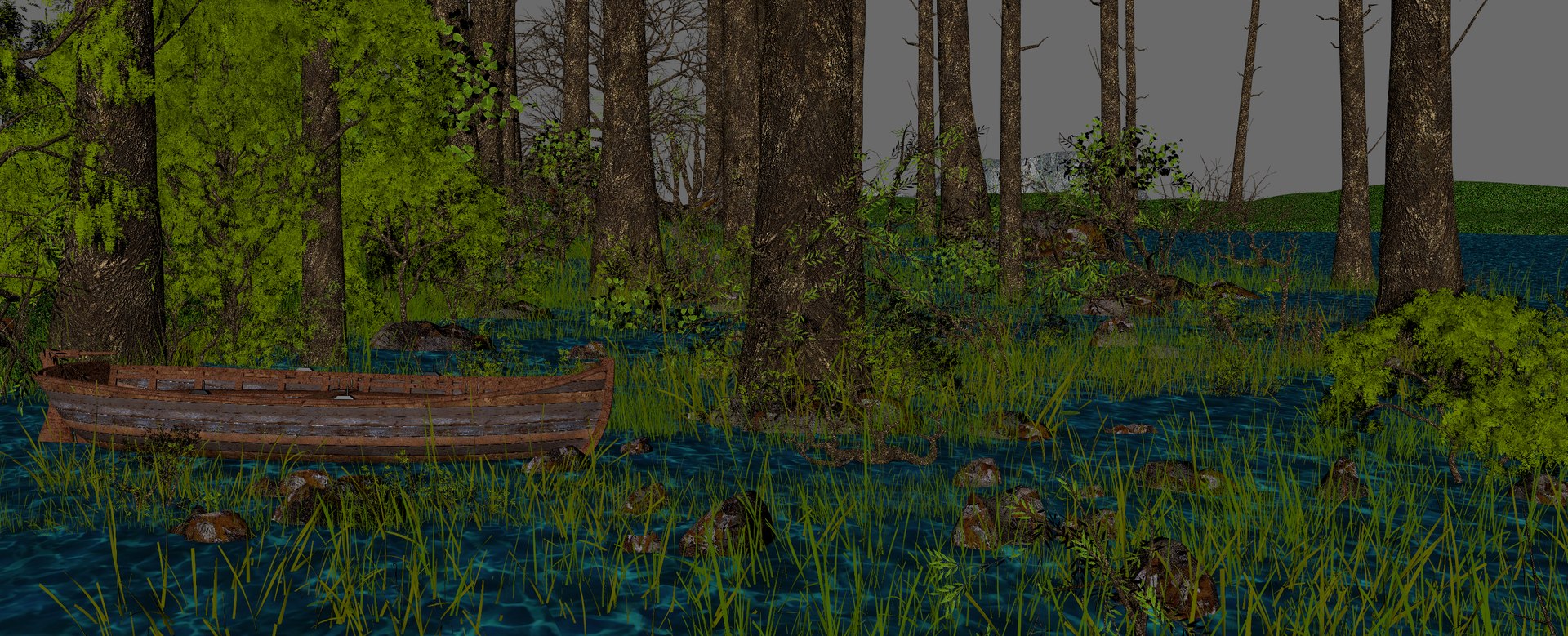 Swamp 3D - TurboSquid 1533957