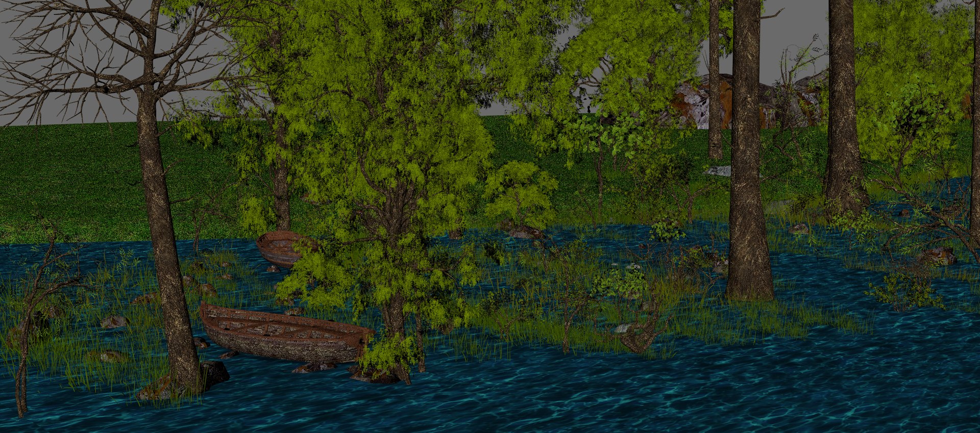 Swamp 3D - TurboSquid 1533957