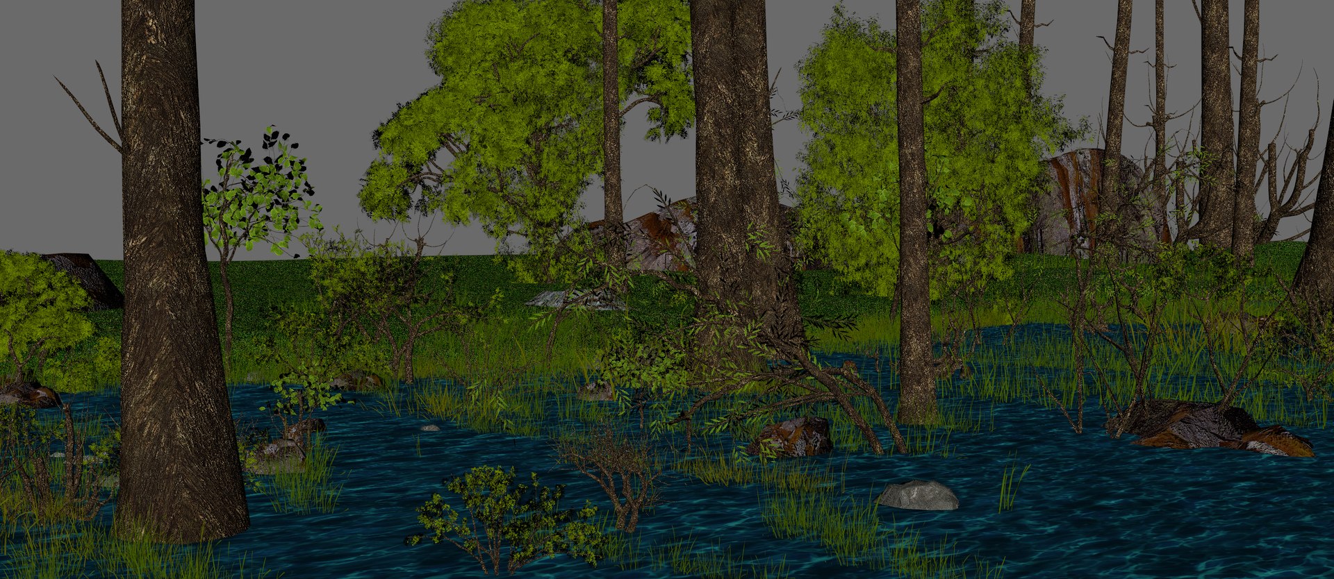 Swamp 3D - TurboSquid 1533957