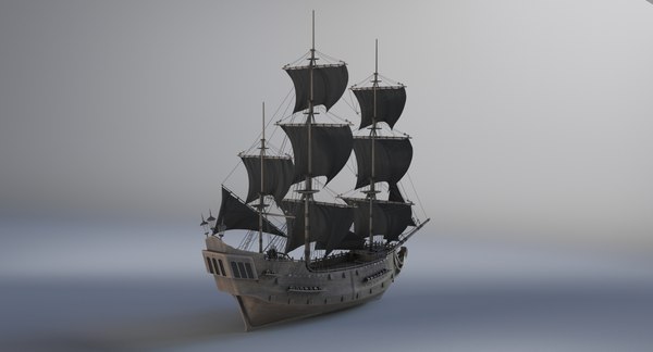 modelo 3d Nave perla negra - TurboSquid 1274809
