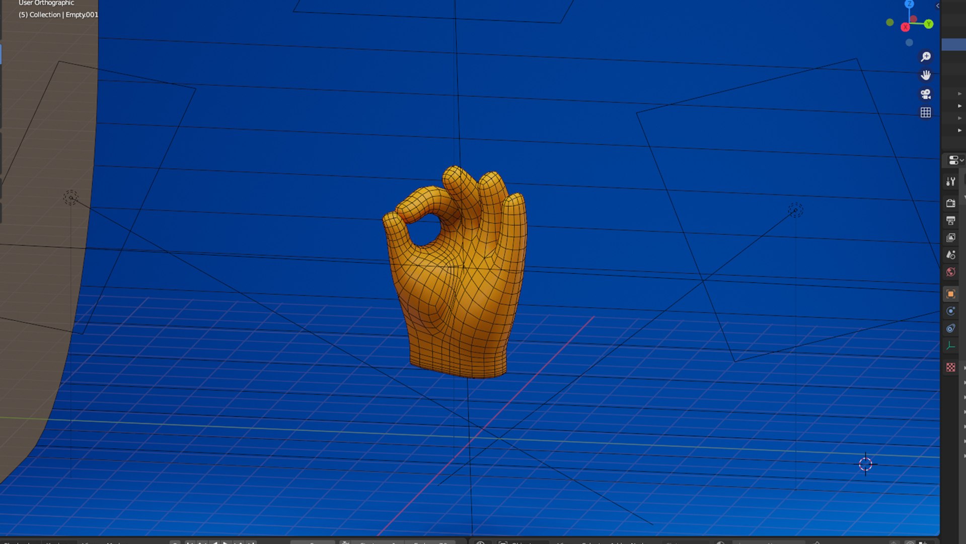 3D Ok Hand Symbol - TurboSquid 1625877