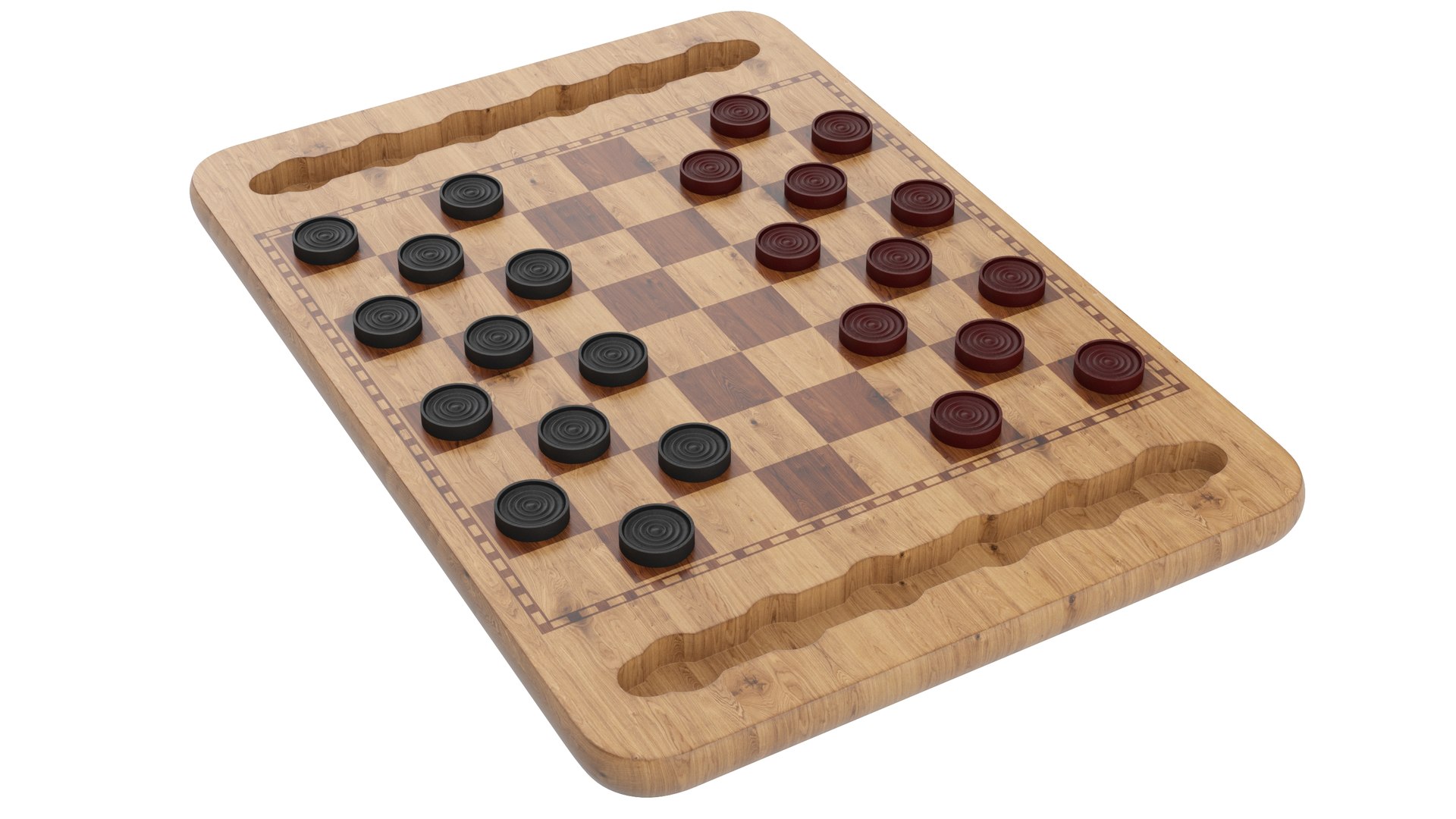 3D Checkers model - TurboSquid 1886946