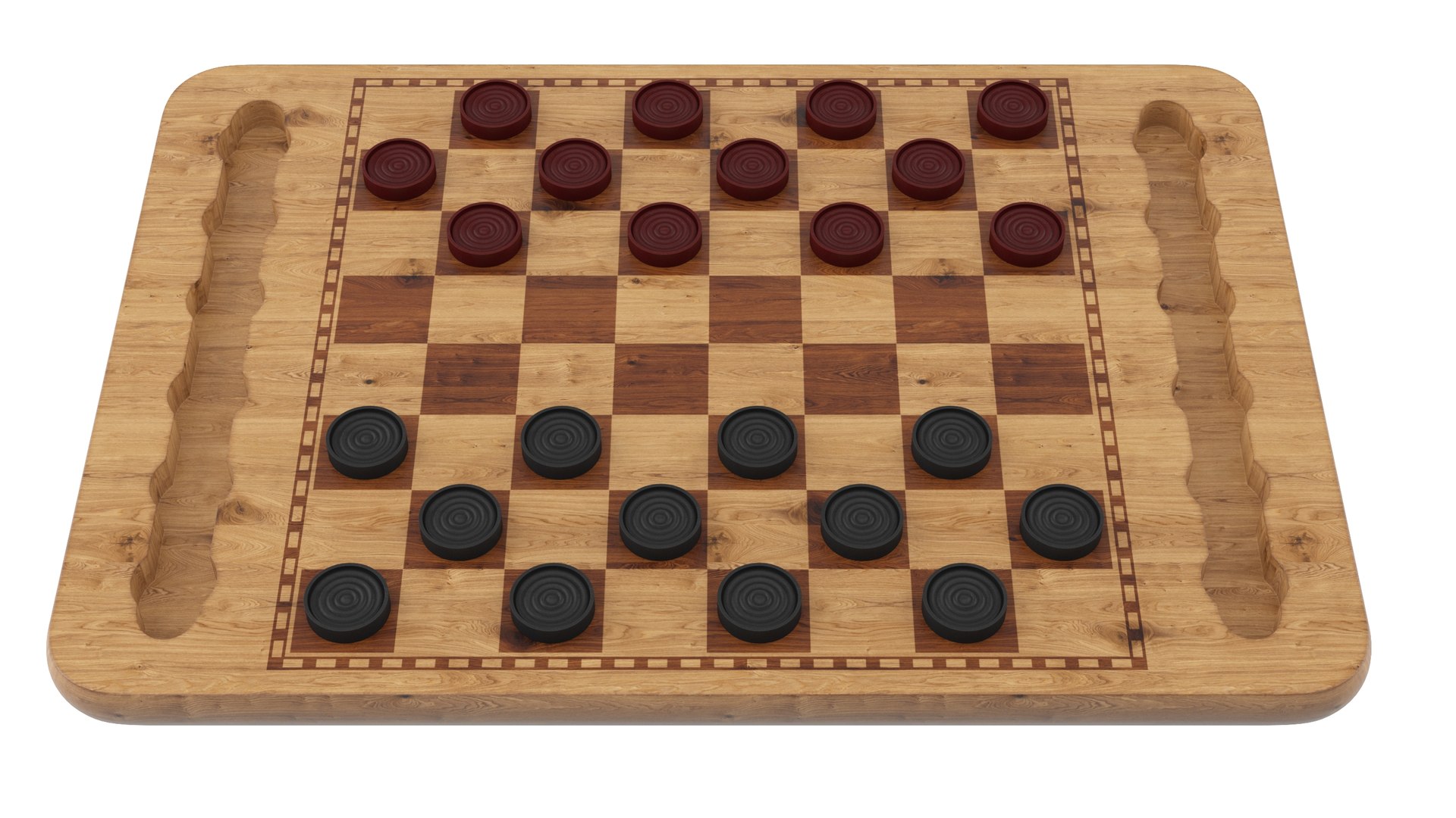 3D Checkers model - TurboSquid 1886946
