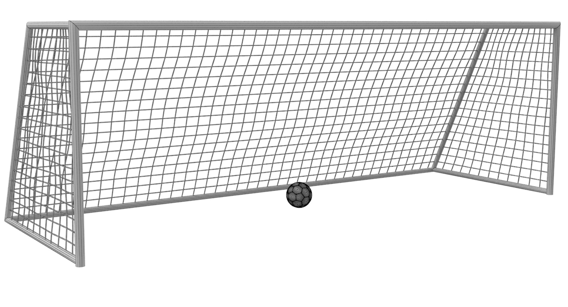 3D Soccer Goal Model - TurboSquid 1299565