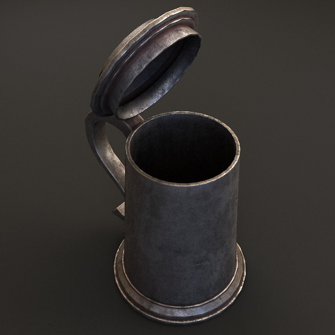 Metal cup model - TurboSquid 1224809