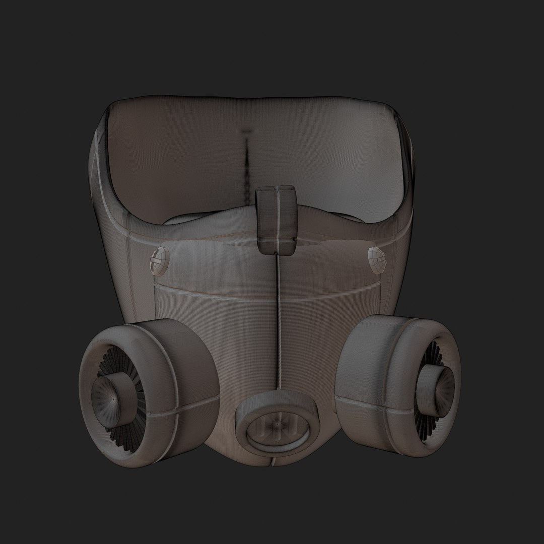 3D gas mask sculpt printable - TurboSquid 1594758