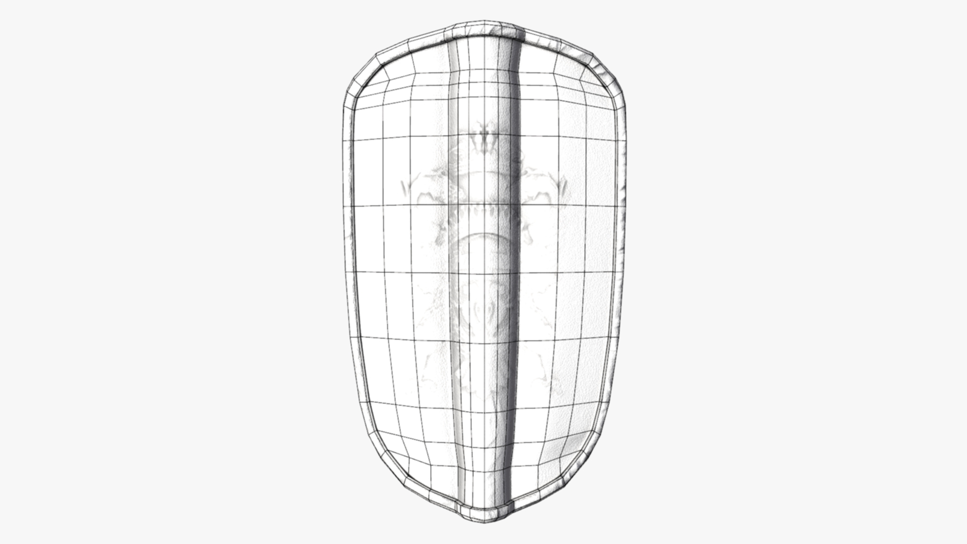 Fantasy Shield RPG Pavise Parma Roman Lenticular Round Viking Heater ...