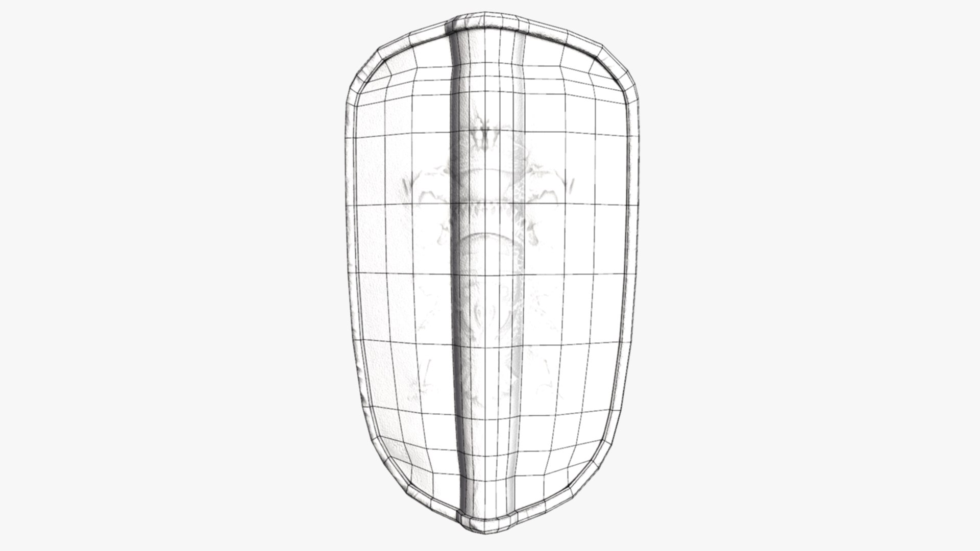 Fantasy Shield RPG Pavise Parma Roman Lenticular Round Viking Heater ...