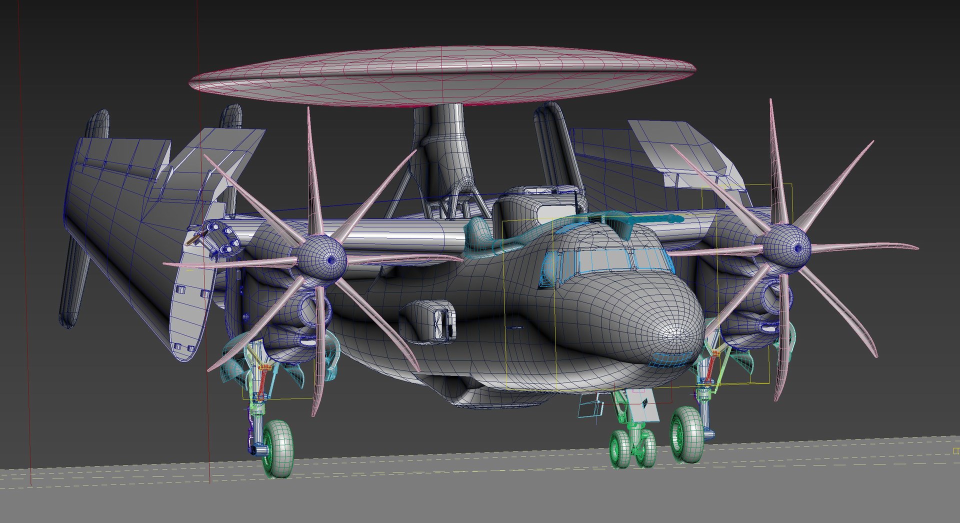 3D Model E-2D Hawkeye - TurboSquid 2334482