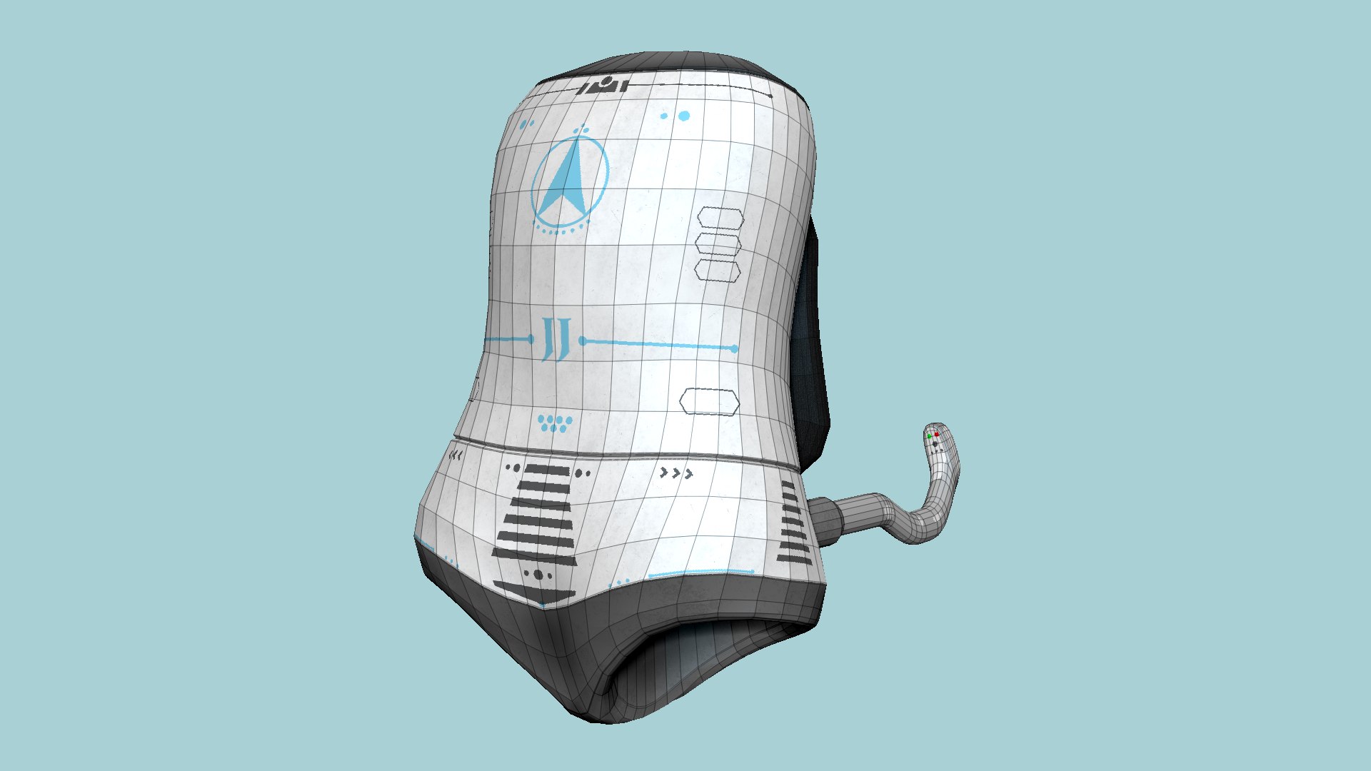 Jetpack J07 Light Steel - SciFi Character Design 3D Model - TurboSquid ...