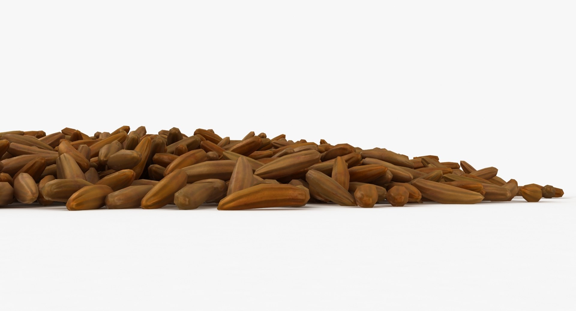 Realistic Brown Rice 3D Model - TurboSquid 1170530