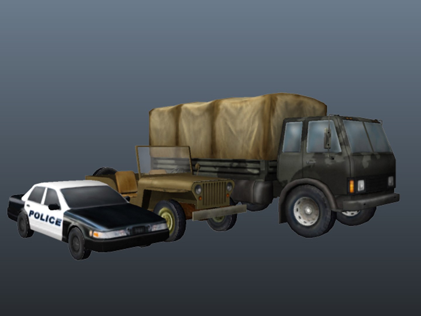Packages Car 3d Model