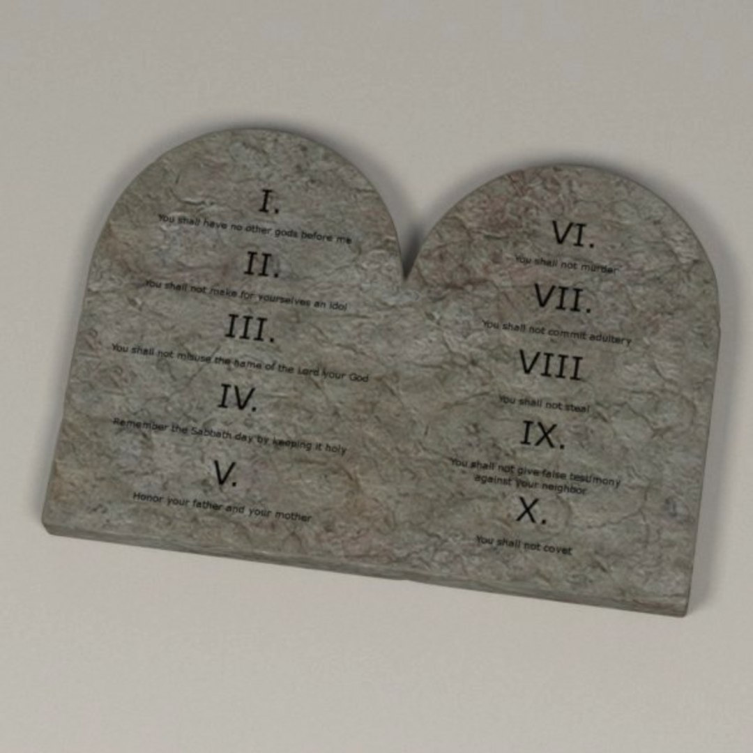 3d commandments