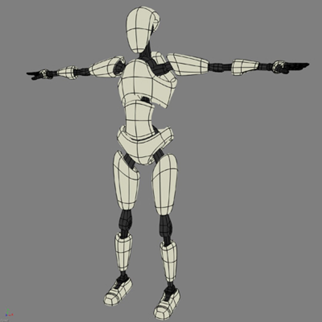 robot character 3d model