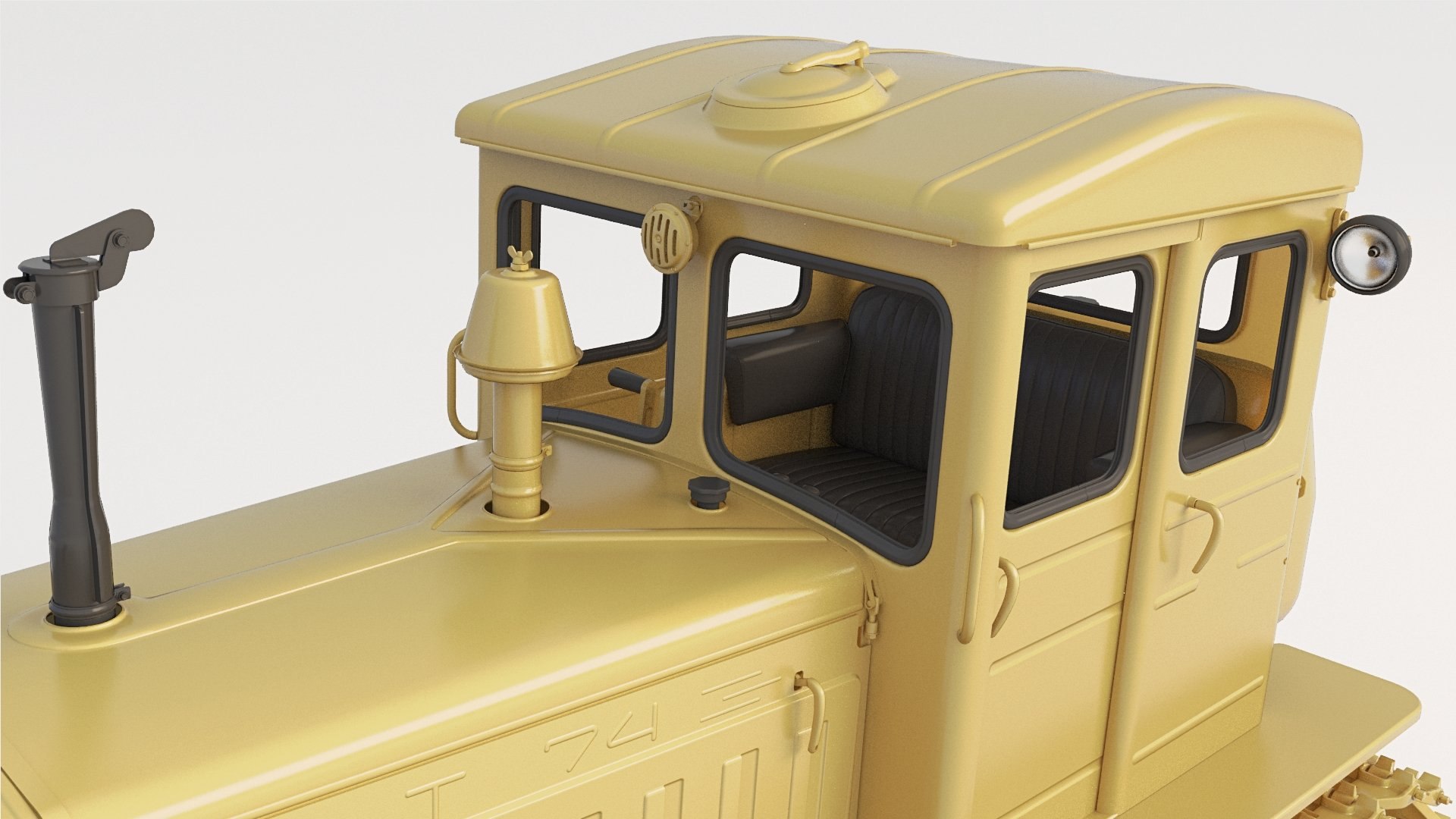 3D Bulldozer Dt-74 Dt - TurboSquid 1529248