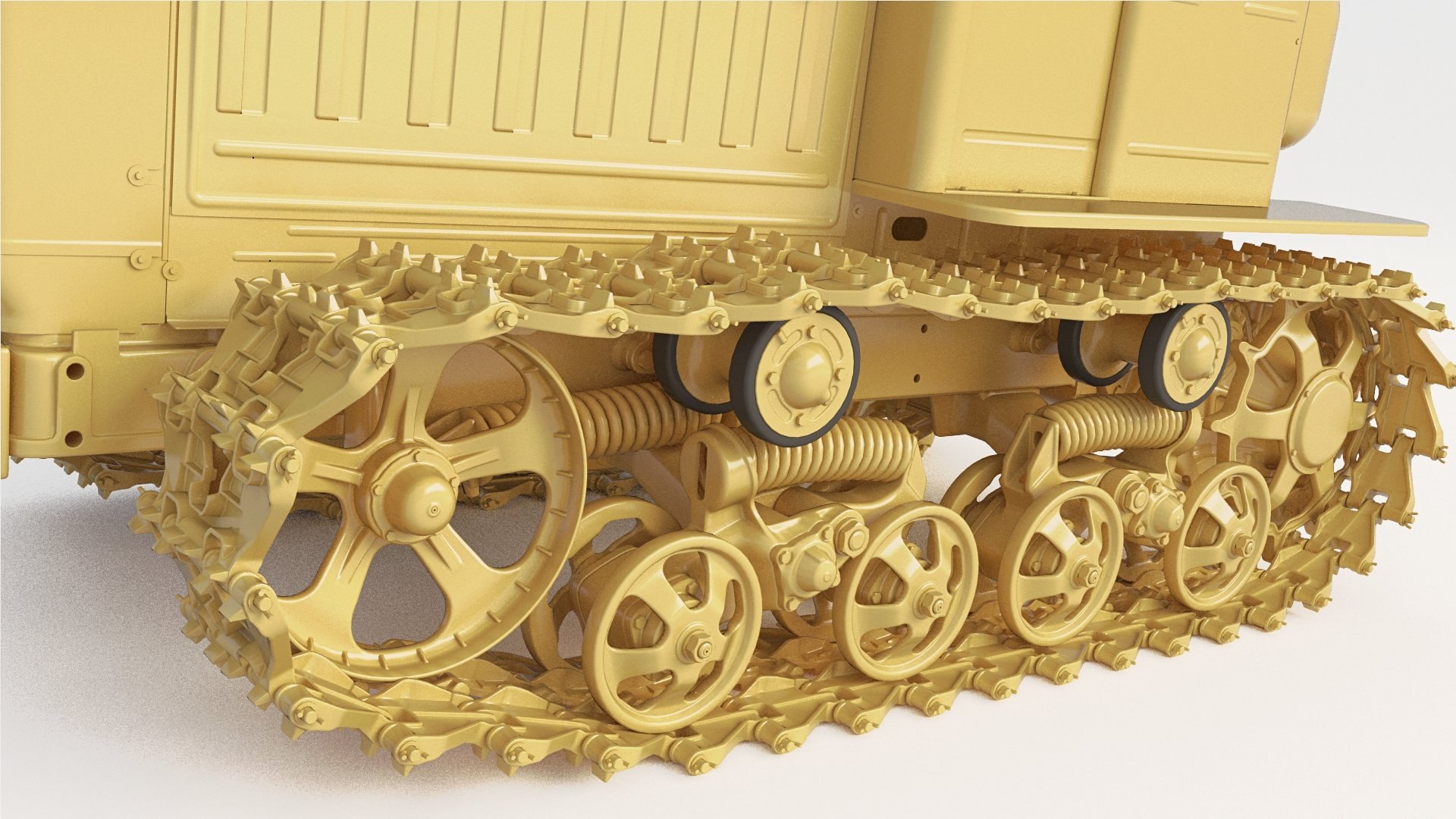 3D Bulldozer Dt-74 Dt - TurboSquid 1529248