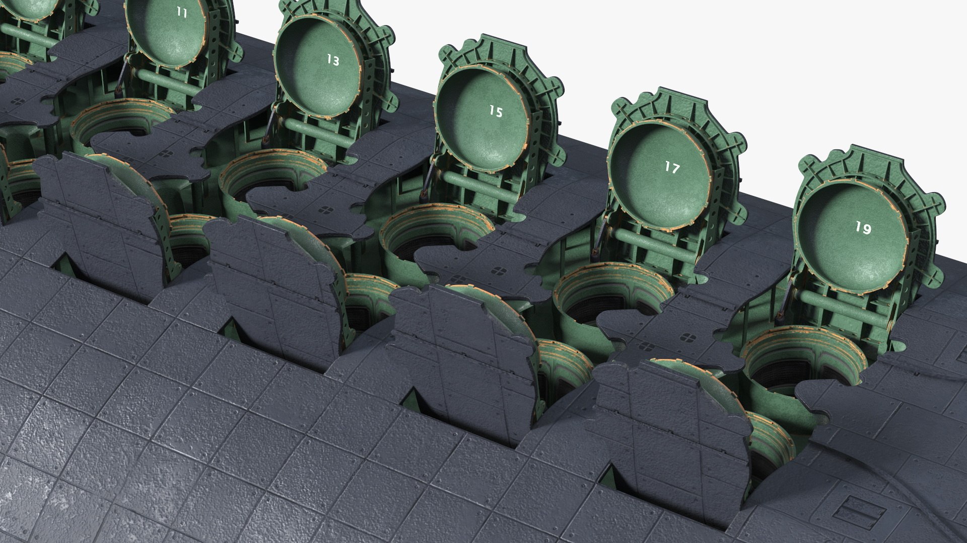 3D Akula Project 941 Typhoon Class Ballistic Missile Submarine Rigged ...