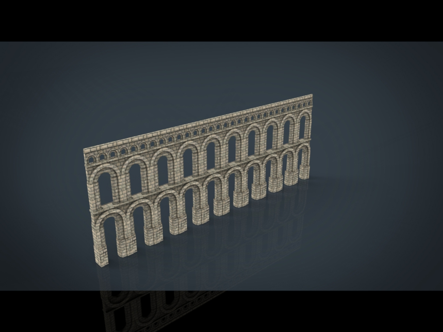 Aqueduct Model - TurboSquid 1264071