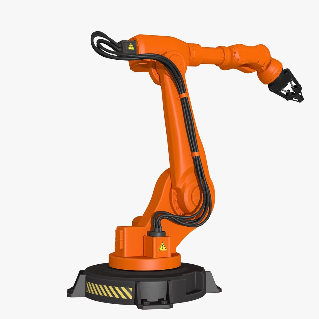 3d Model Industrial Robot Modeled