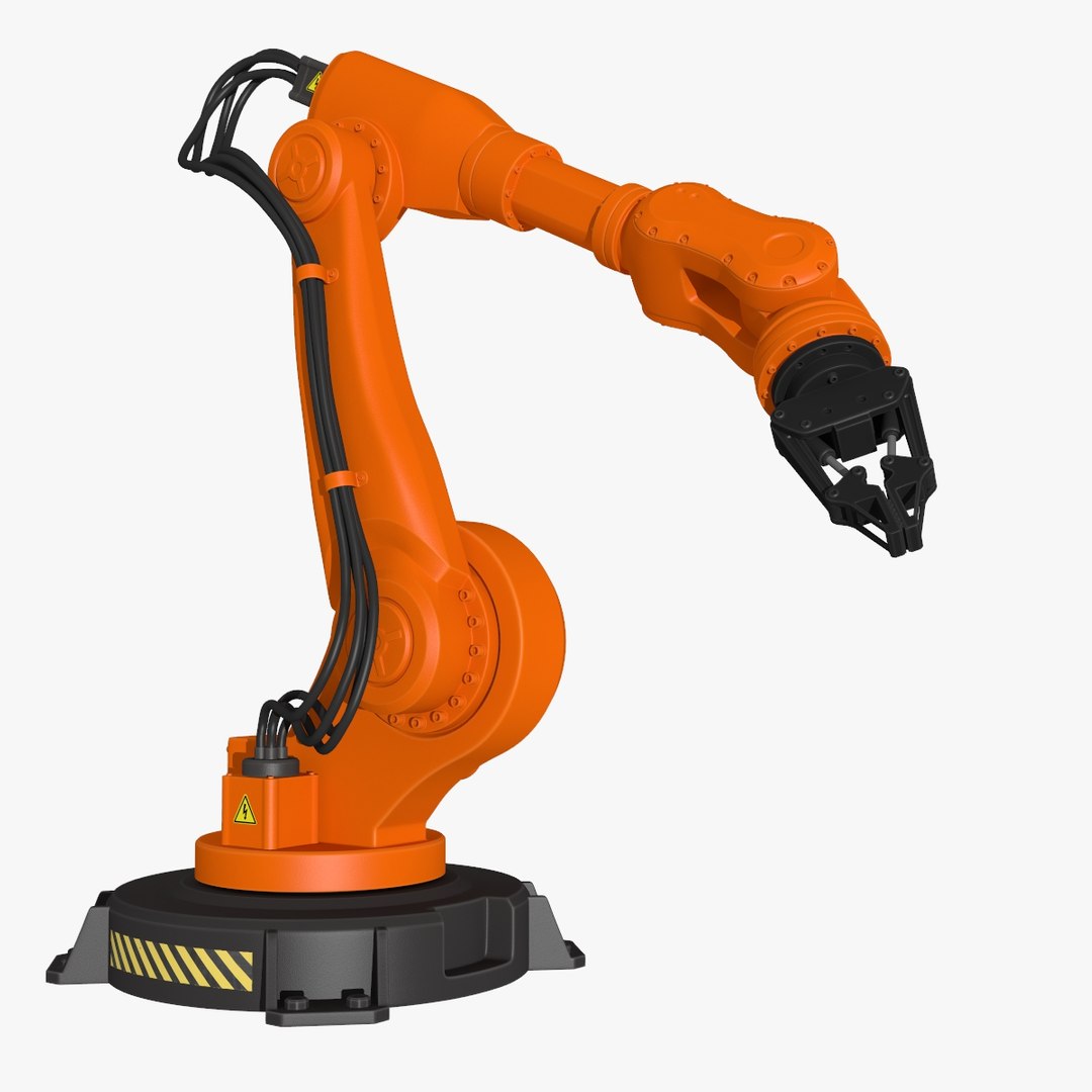 3d Model Industrial Robot Modeled