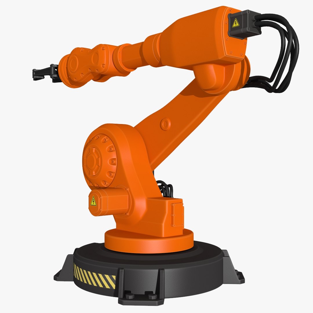 3d Model Industrial Robot Modeled