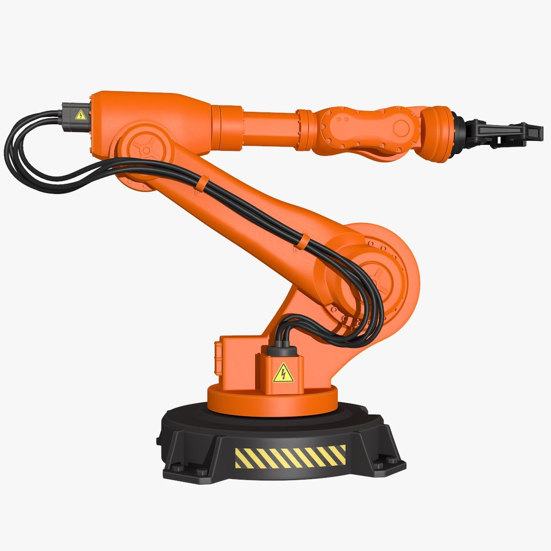 3d Model Industrial Robot Modeled