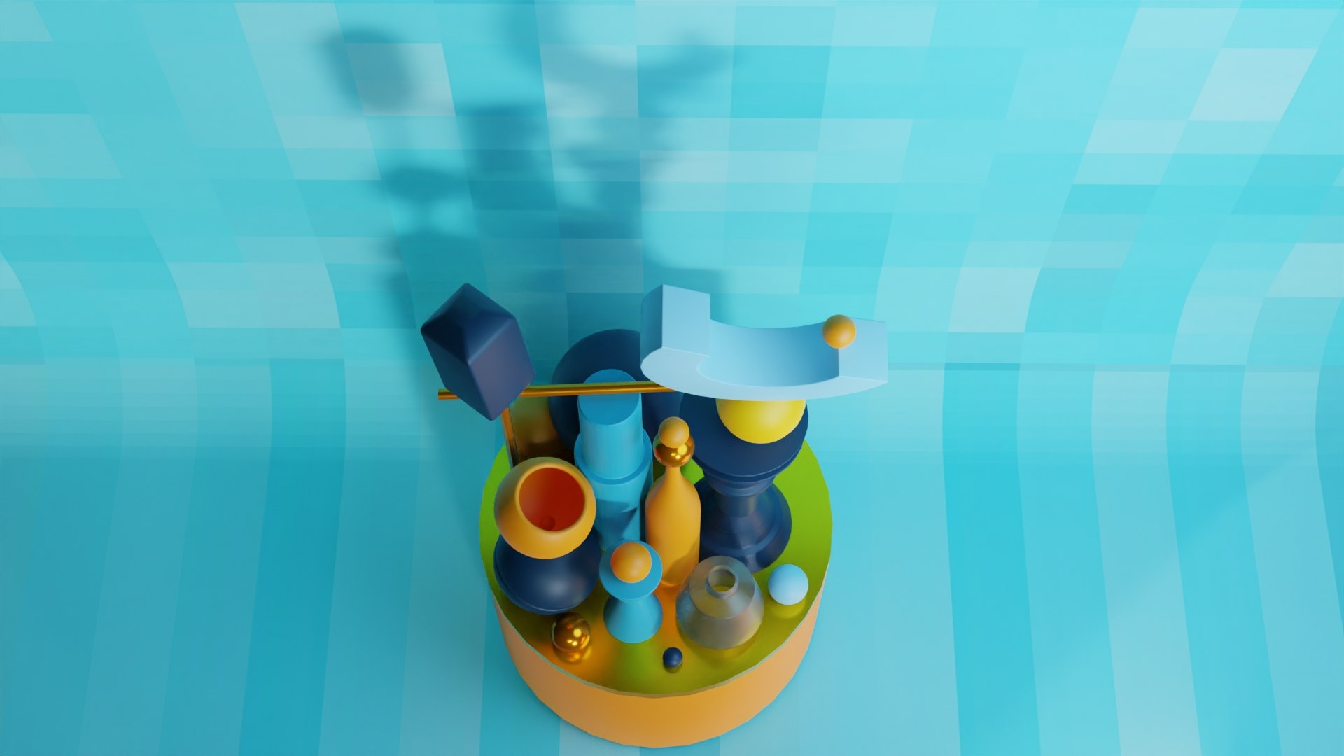 3D Model Abstract Product Display Podium - TurboSquid 1974791