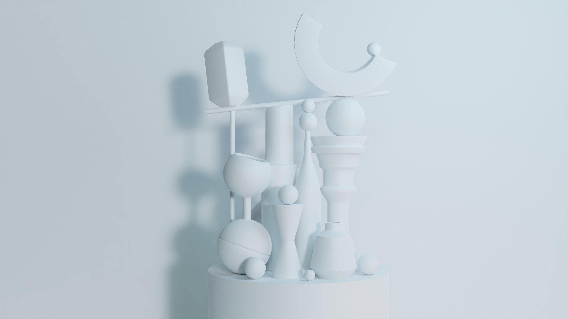 3D Model Abstract Product Display Podium - TurboSquid 1974791