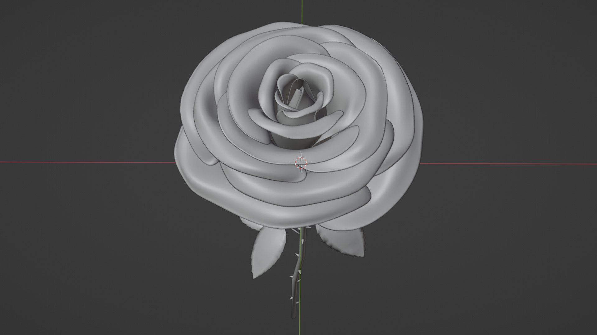3D Rose Model - TurboSquid 2034157