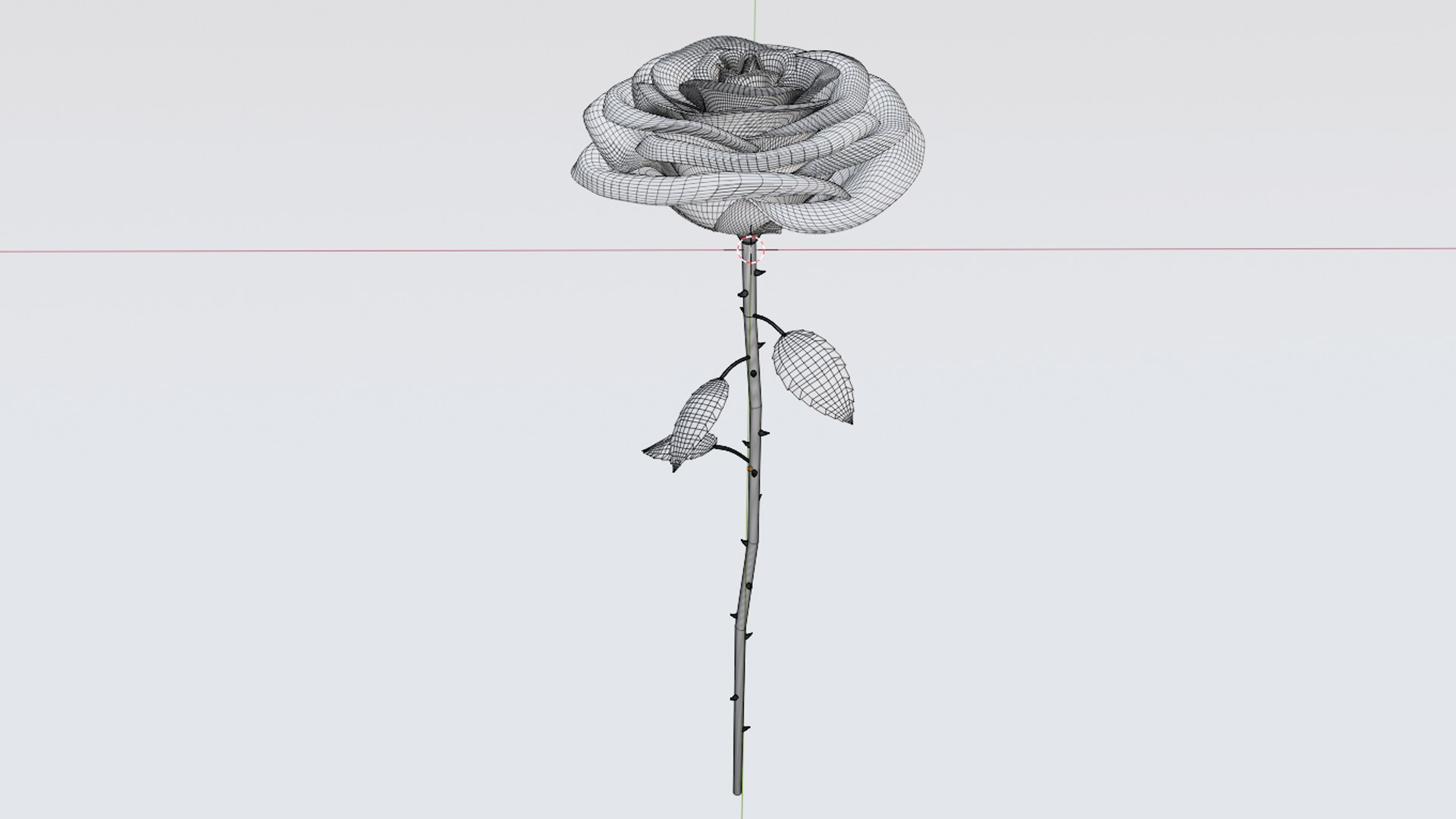 3D Rose Model - TurboSquid 2034157