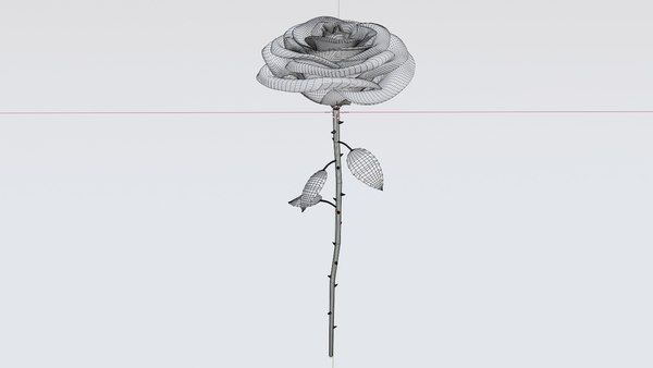 3D Red Rose model - TurboSquid 2034157
