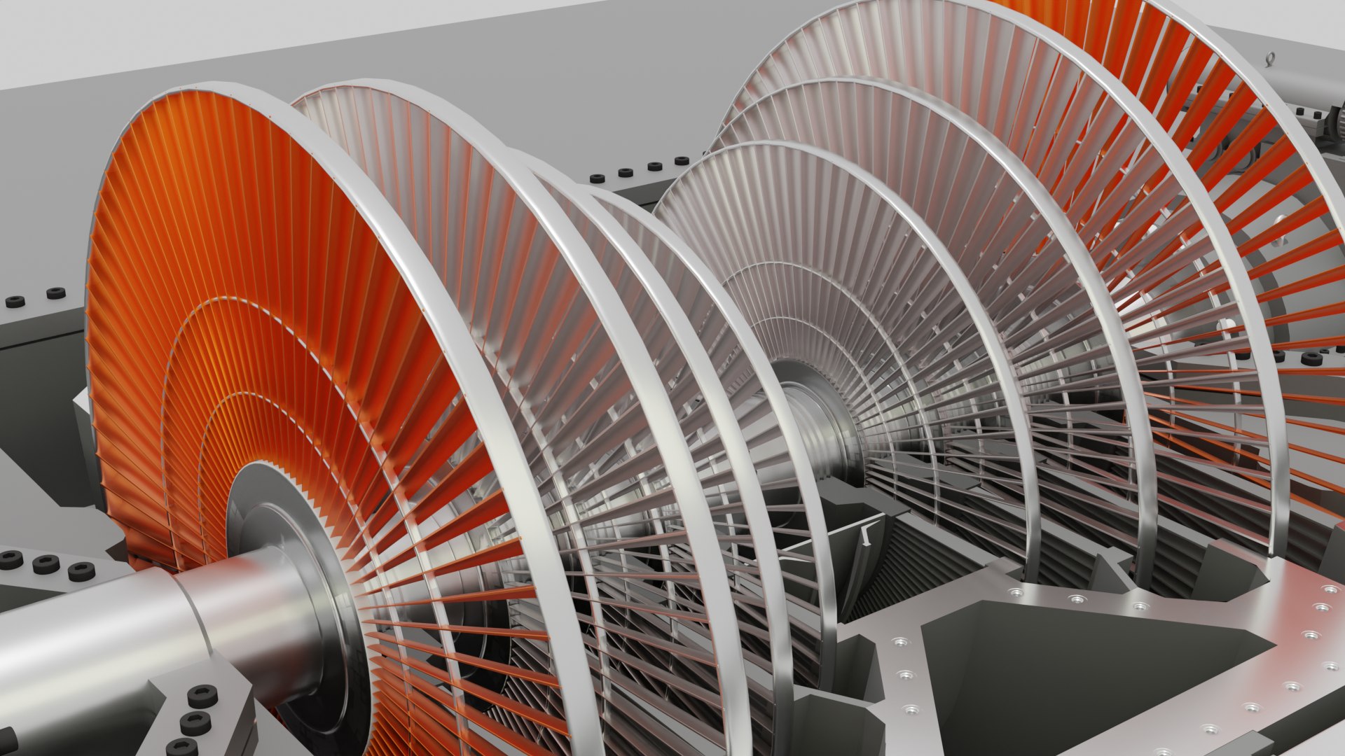 Steam Turbine Generator Full Detailed 3D model - TurboSquid 2035634