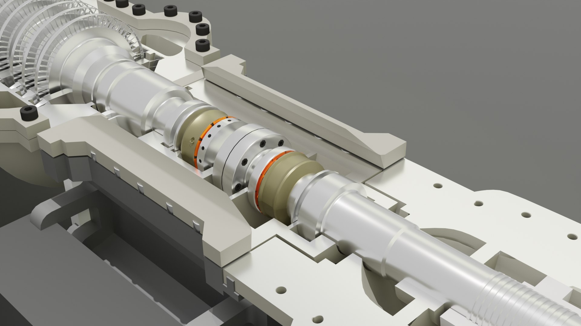 Steam Turbine Generator Full Detailed 3D Model - TurboSquid 2035634