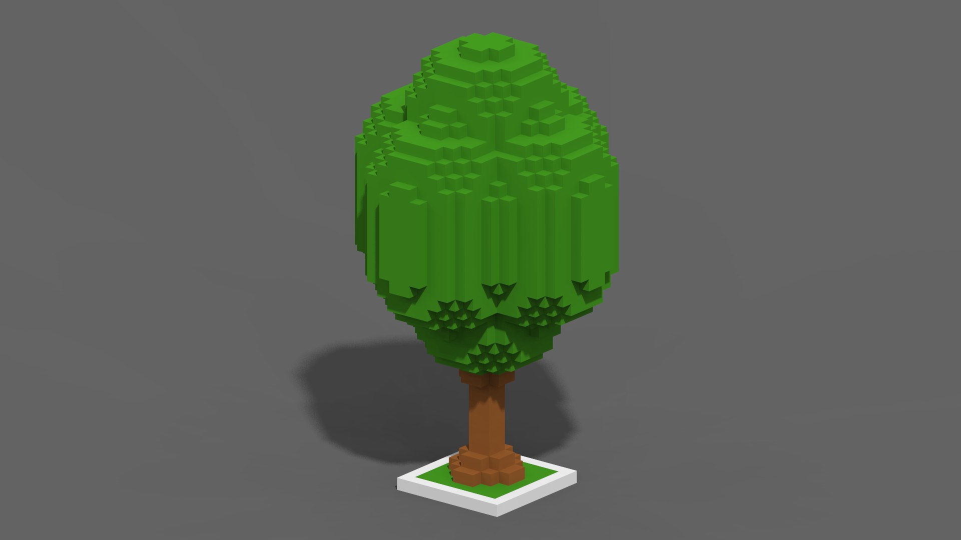 3D voxel tree model - TurboSquid 1353201