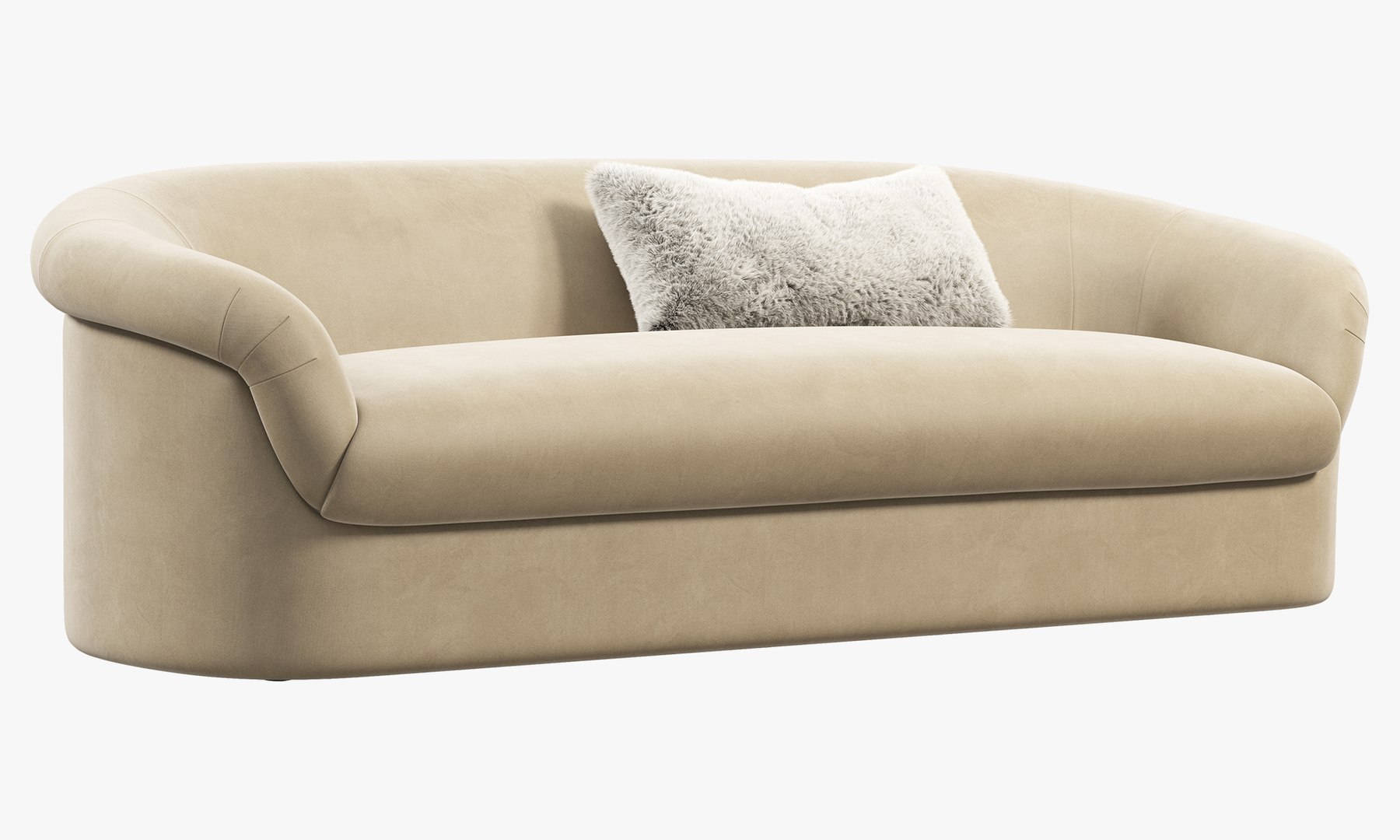 Sedilia Roll Top Sofa 3D - TurboSquid 2067880