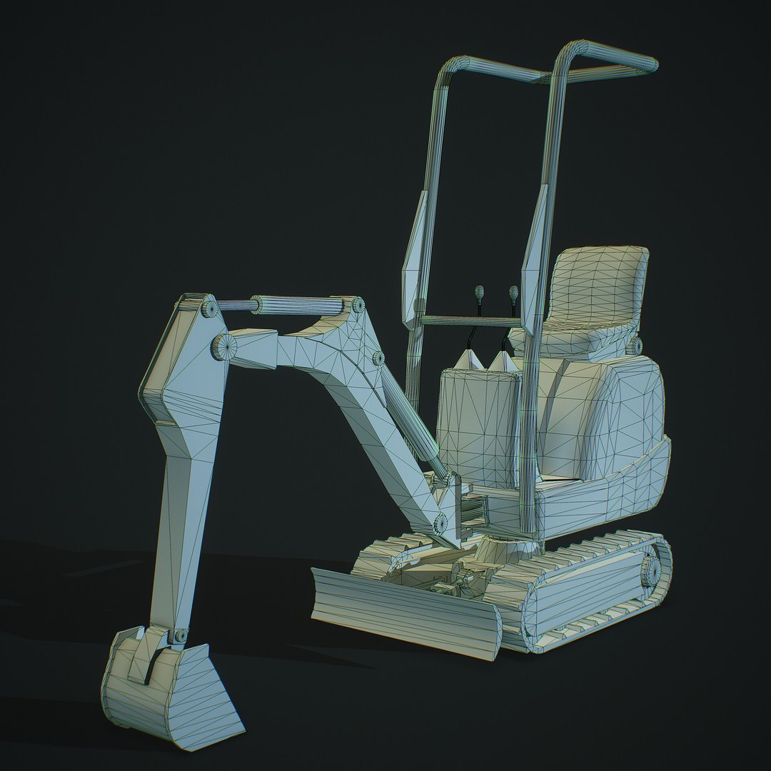Excavator 3D Model - TurboSquid 1454864