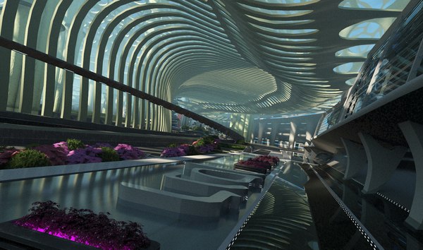 3D green future city model - TurboSquid 1384068