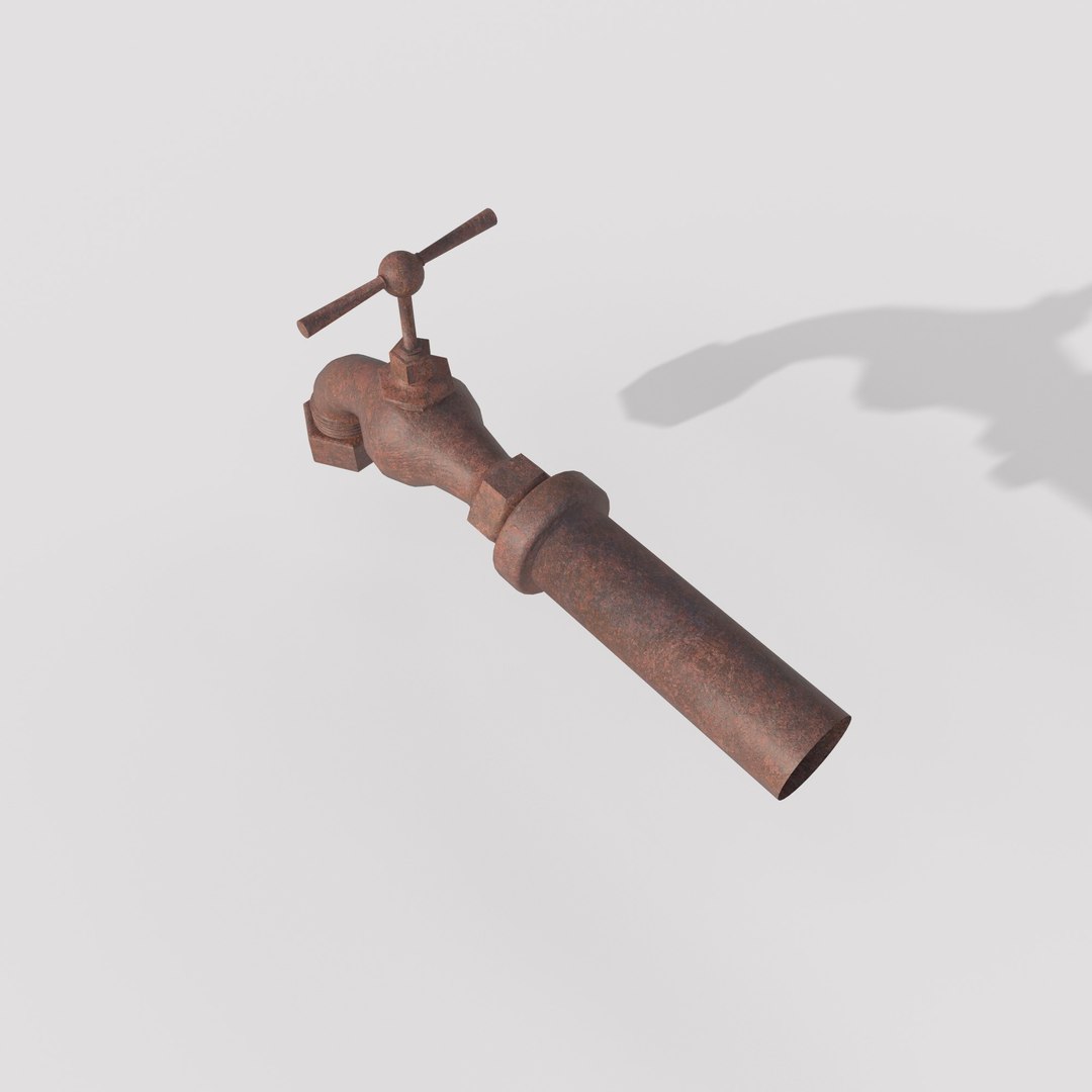 Rusty Faucet 3D Model - TurboSquid 2387003