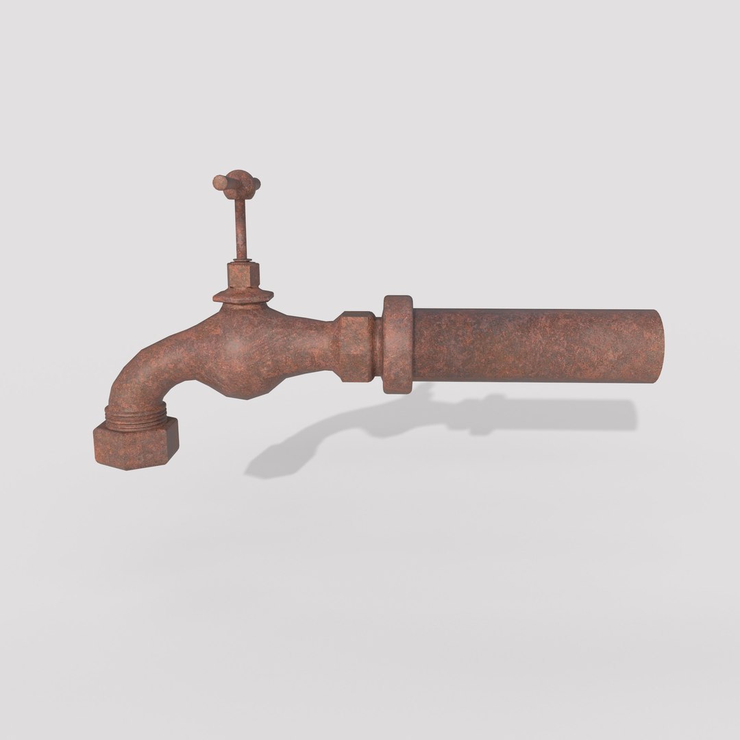 Rusty Faucet 3D Model - TurboSquid 2387003