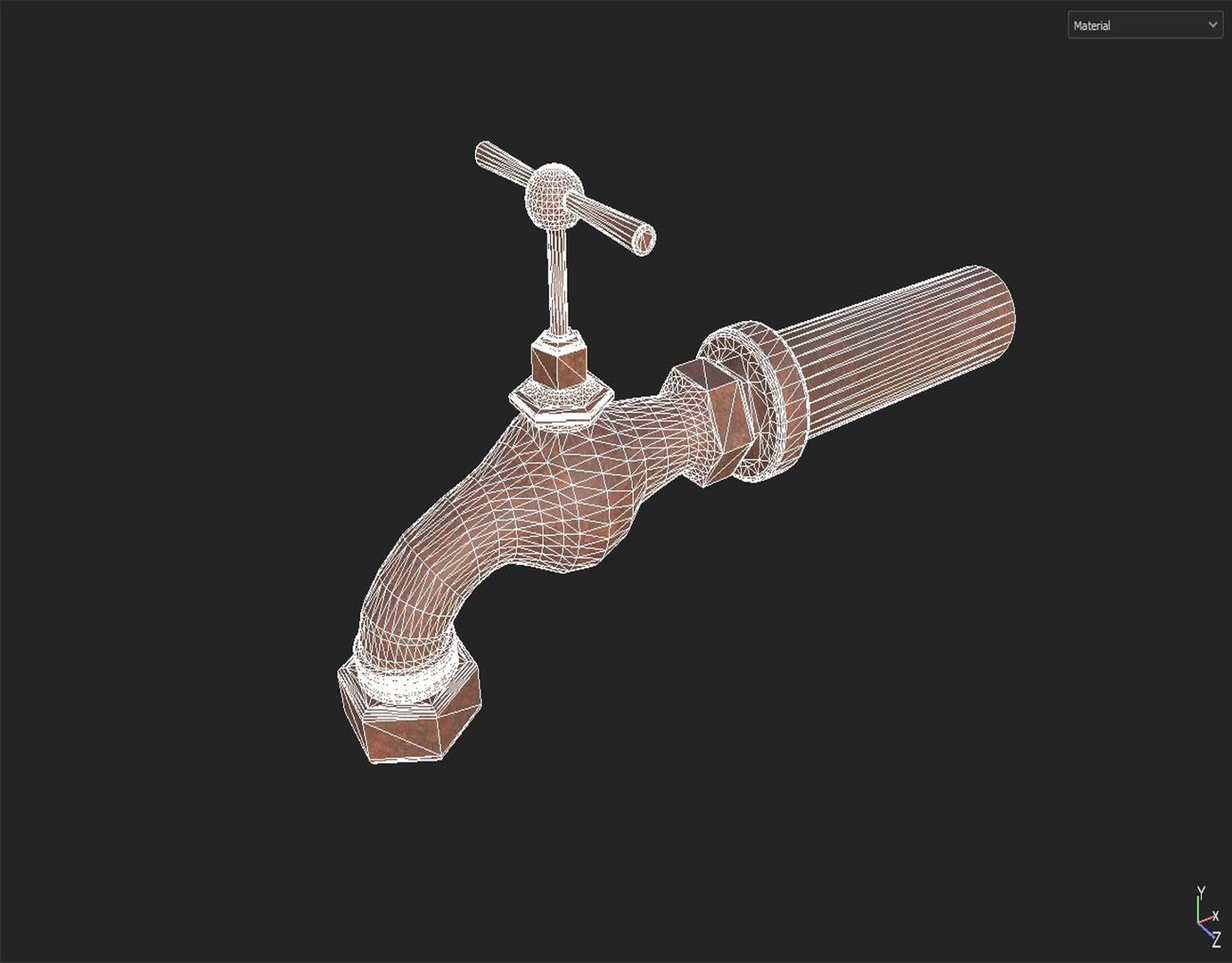 Rusty Faucet 3D Model - TurboSquid 2387003