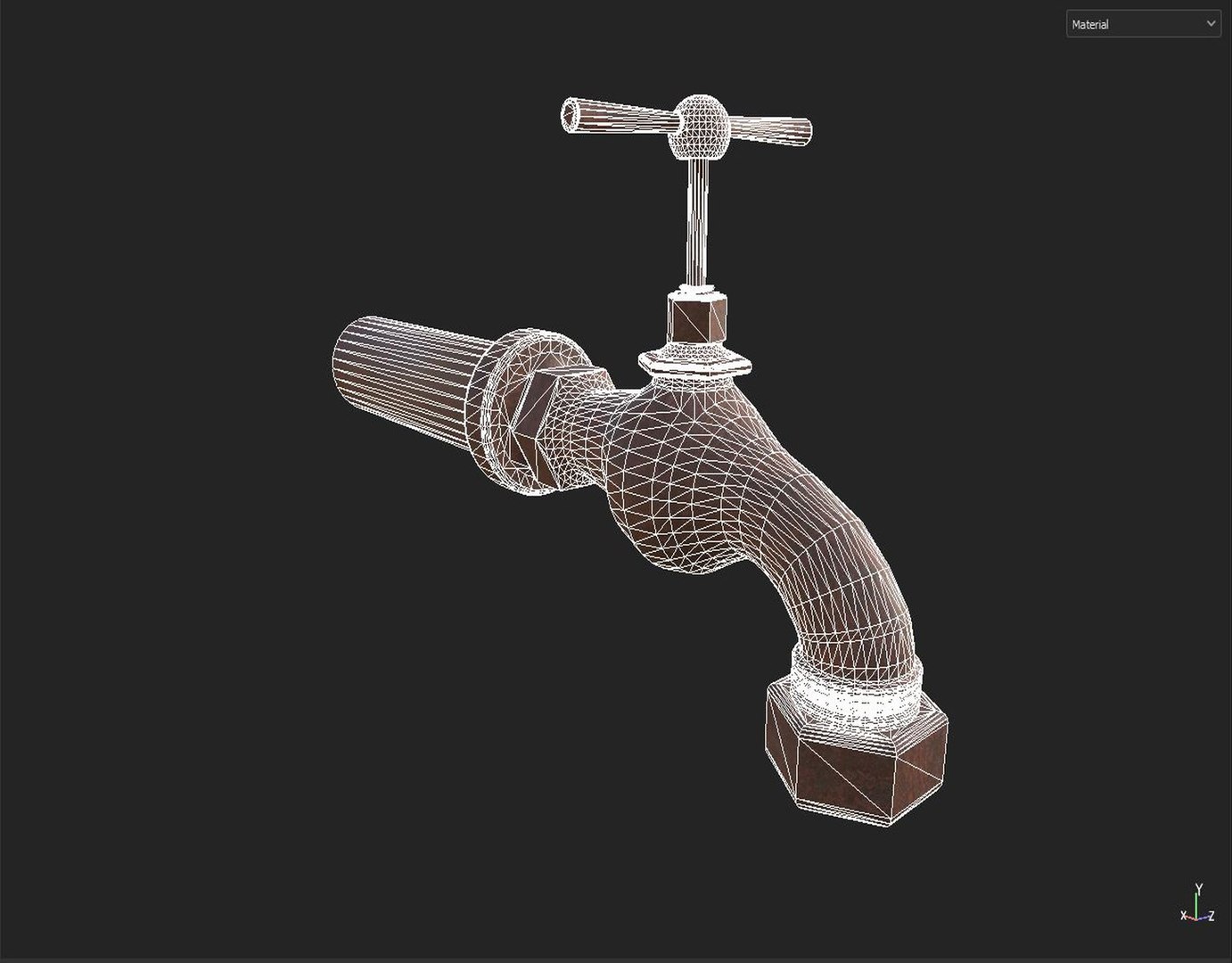 Rusty Faucet 3D Model - TurboSquid 2387003