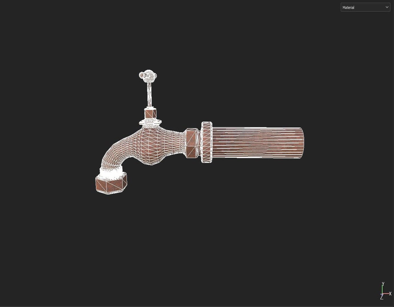 Rusty Faucet 3D Model - TurboSquid 2387003