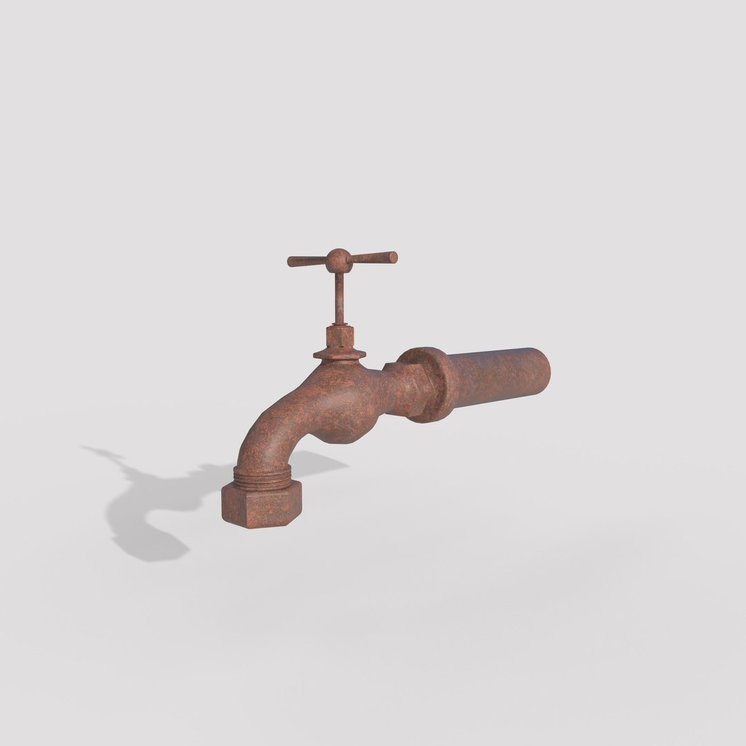 Rusty Faucet 3D Model - TurboSquid 2387003